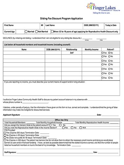 Sliding Fee Program | Local Community Health